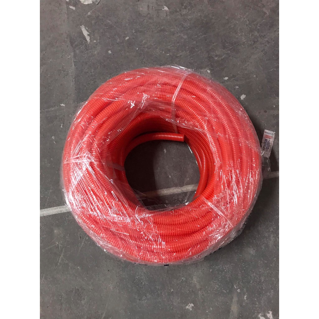 POLYFLEX PVC FLEXIBLE HOSE ORANGE 1" | 1/2" | 3/4" (20mm) x 100 METERS PER ROLL - FOR ELECTRICAL ...