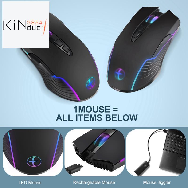 Wireless Gaming Mouse Mover Mouse Jiggler With On Off Button Keep Computer Awake Quiet Click