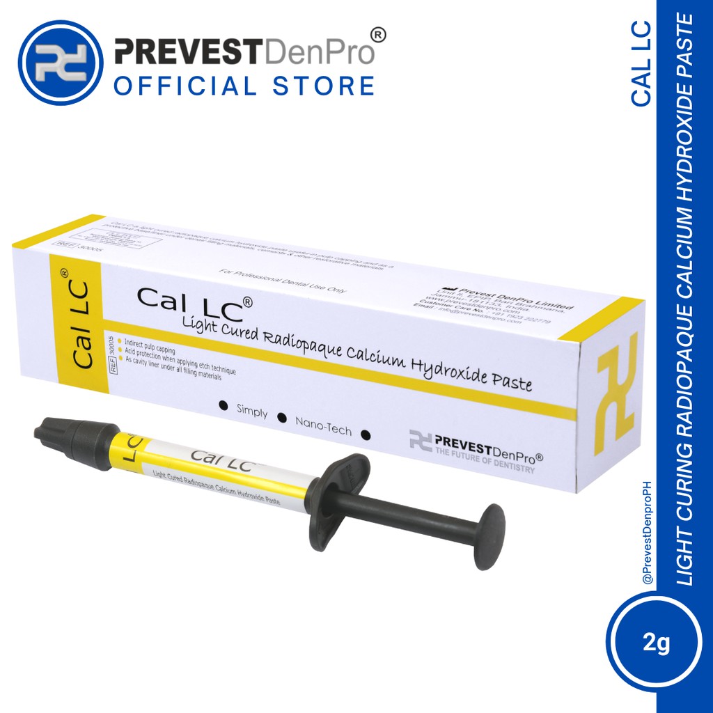 Cal LC (Light Curing Radiopaque Calcium Hydroxide Paste) | PREVEST ...