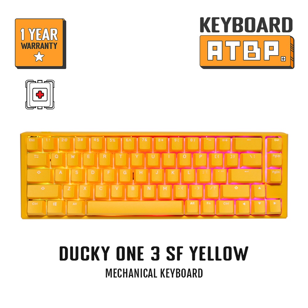 Ducky One 3 SF | Mini Yellow Ducky RGB Hotswappable Mechanical Keyboard ...