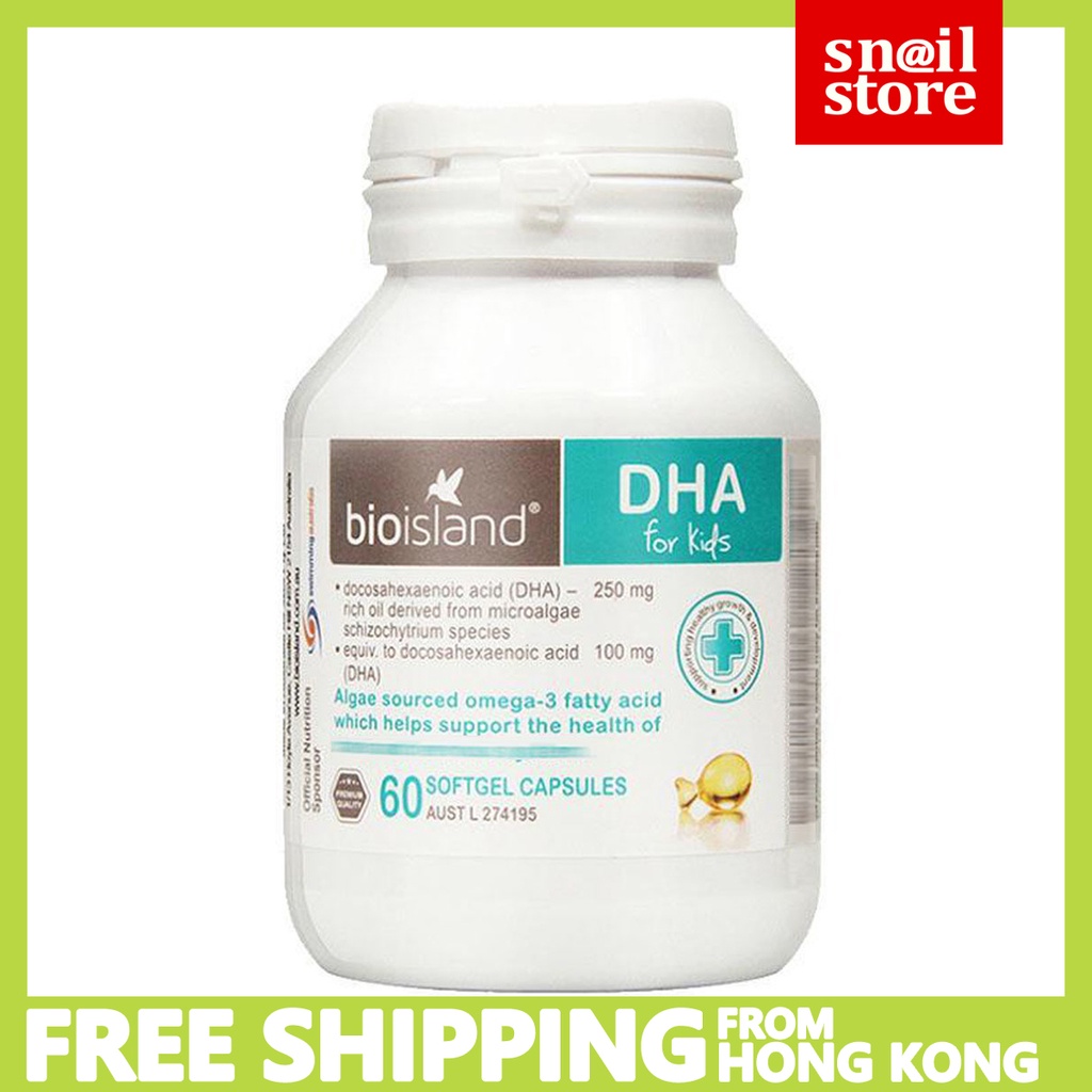 Bioisland DHA For Kids 60 capsules （EXP 2027) | Shopee Philippines