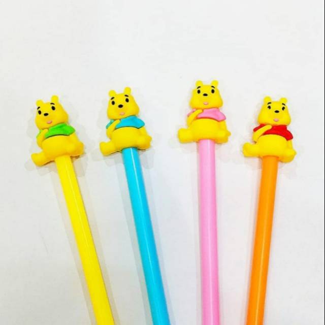 Winnie the pooh character pen gel pen | Shopee Philippines