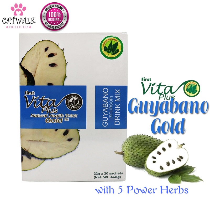 First Vita Plus Gold Guyabano Natural Health Drink 20 sachet | Shopee Philippines