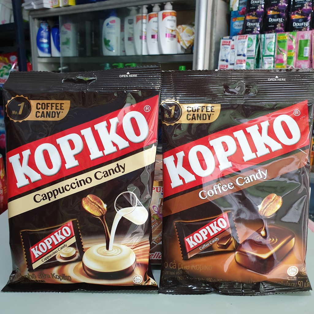 Kopiko CANDY COFFEE FLAVOR / MILK COFFEE FLAVOR - 150G PACK | Shopee ...