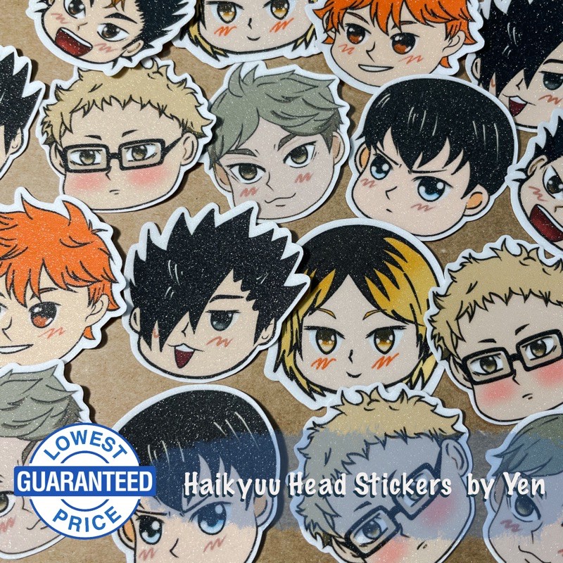 Haikyuu!! Head Stickers by Yen | Shopee Philippines