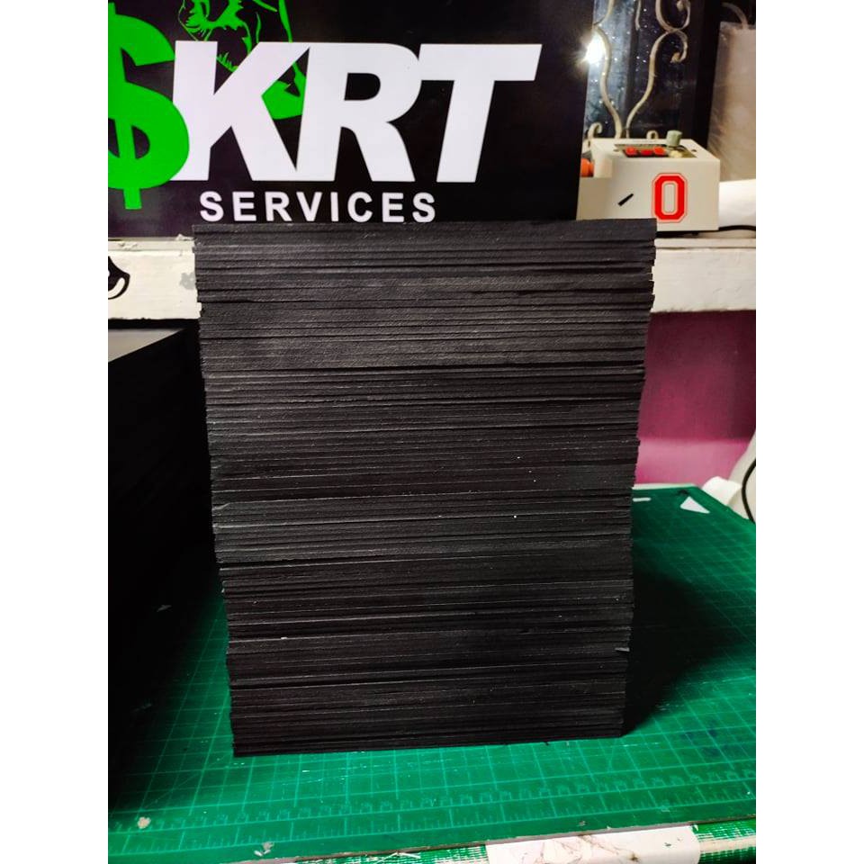 A4 SINTRA BOARD Black (RIGID) 3MM / 5MM 5pcs. | Shopee Philippines