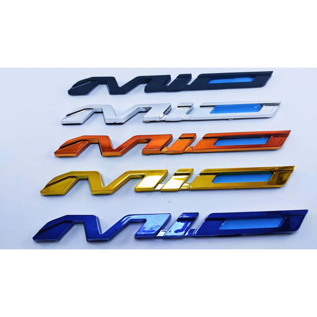 MIO EMBLEM STICKER PER PC. #BG ONLINESHOP (good quality) | Shopee ...