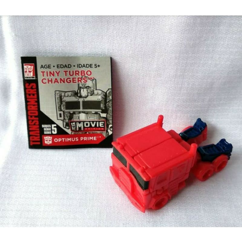 Transformers Tiny Turbo Changer Optimus Prime Series 5 | Shopee Philippines