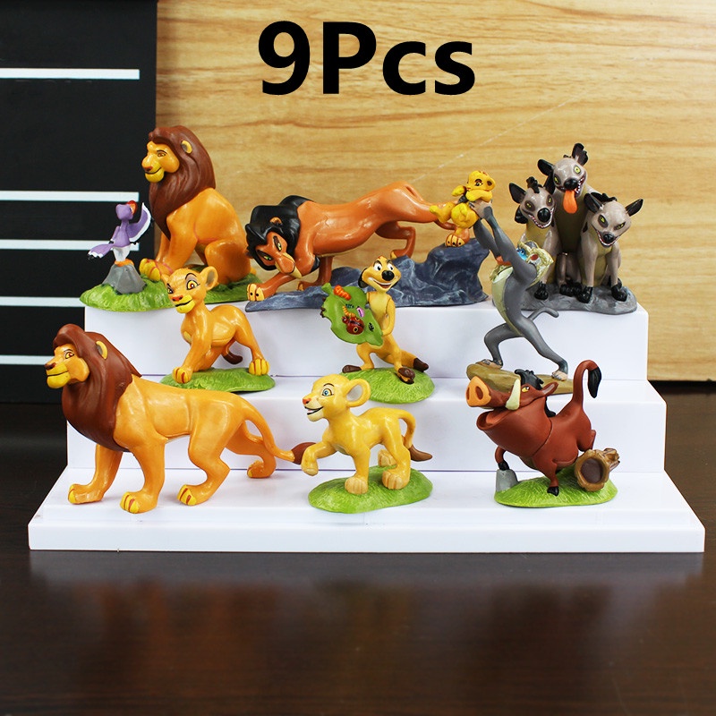 9Pcs/Set Cute The Lion King Simba Action Figures Model Doll ...