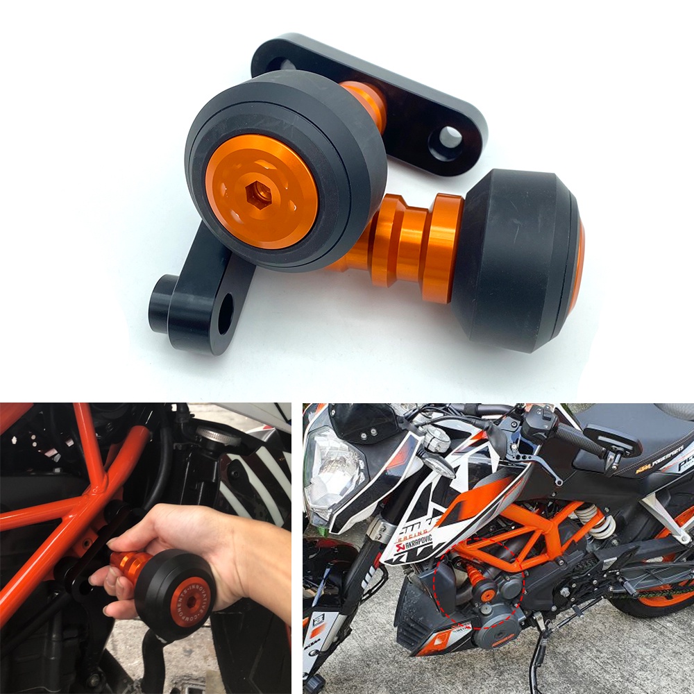 REALZIONMOTOR Frame Slider For Ktm Duke 200 125 390 Crash Pad Collision ...