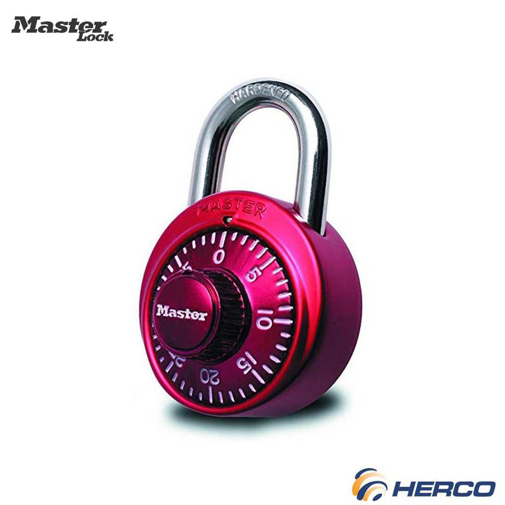 Master Lock Dial Combination Padlock (Red) | Shopee Philippines
