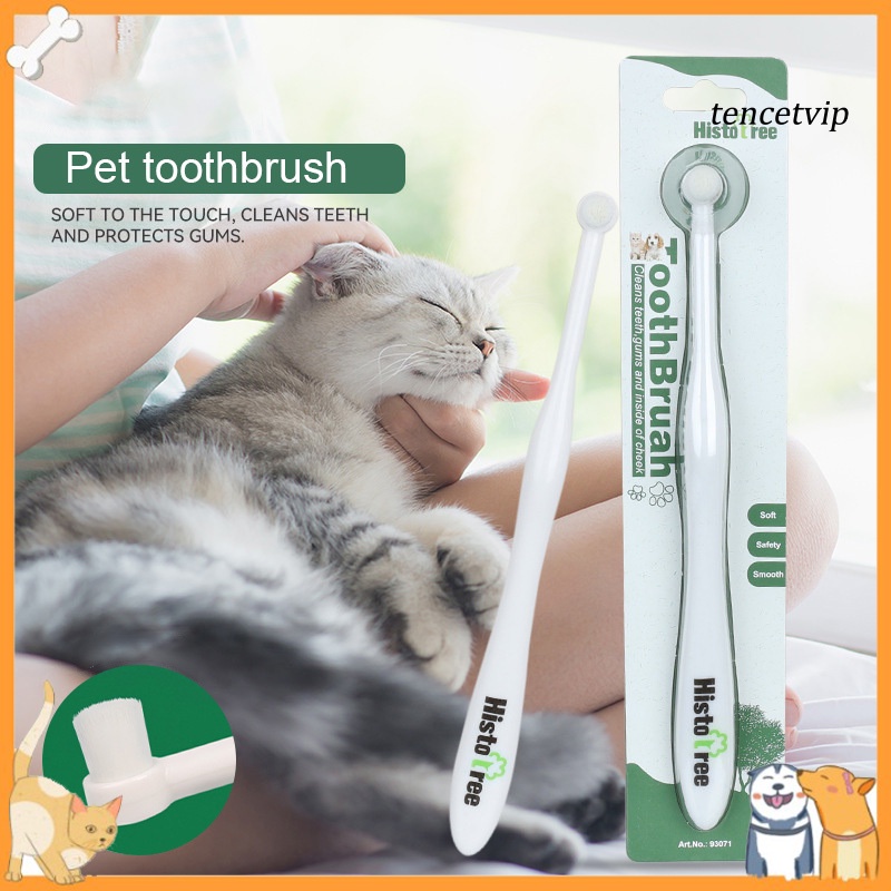 [Vip] Pet Toothbrush Food Grade Material Remove Tooth Stains Anti-crack ...