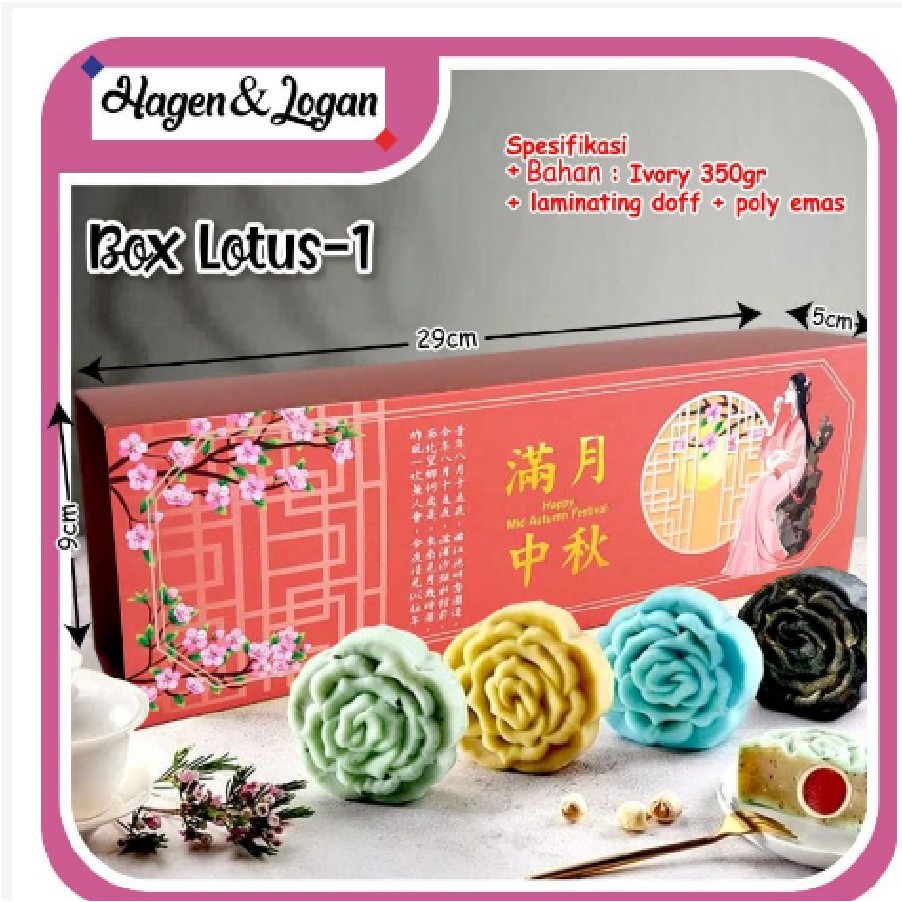 Mooncake Box / Mooncake Lotus Box | Shopee Philippines