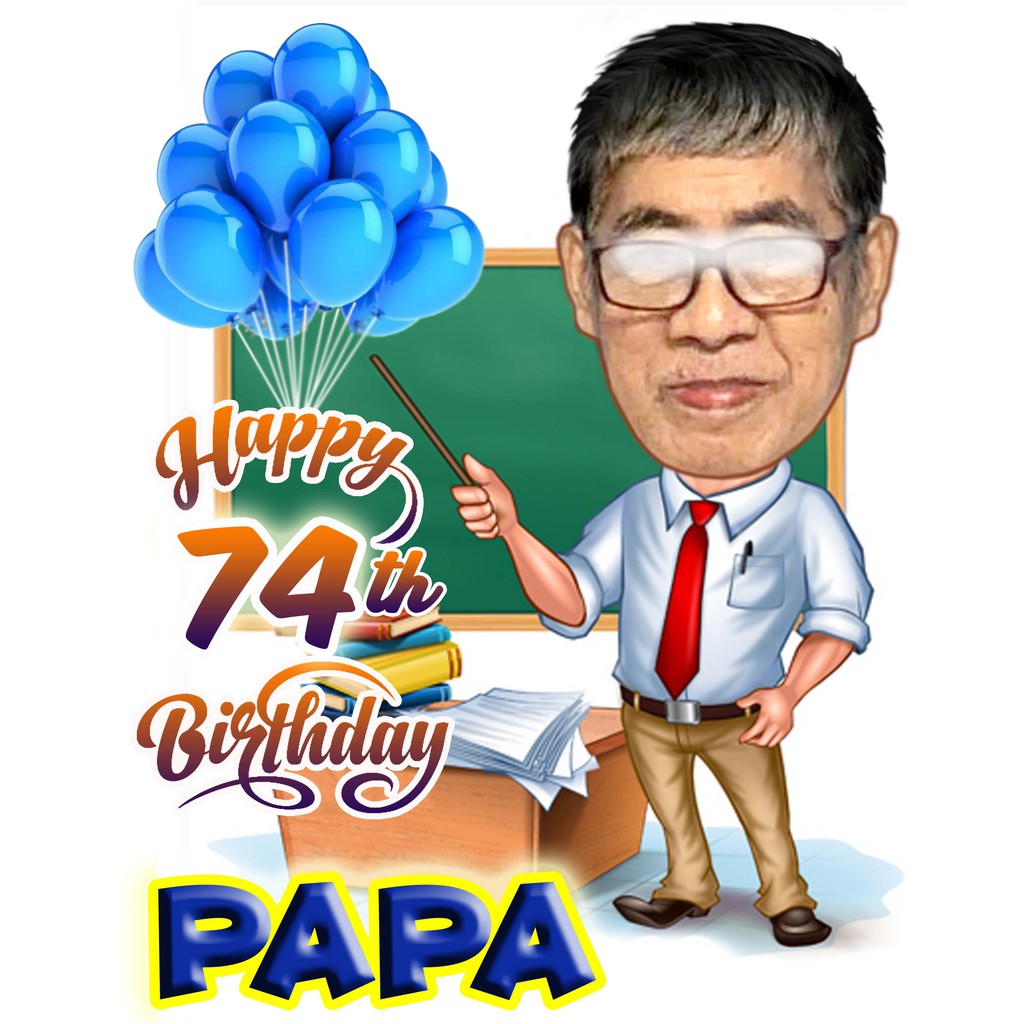 CAKE TOPPER - TEACHER / PROFESSOR / PROF | Shopee Philippines