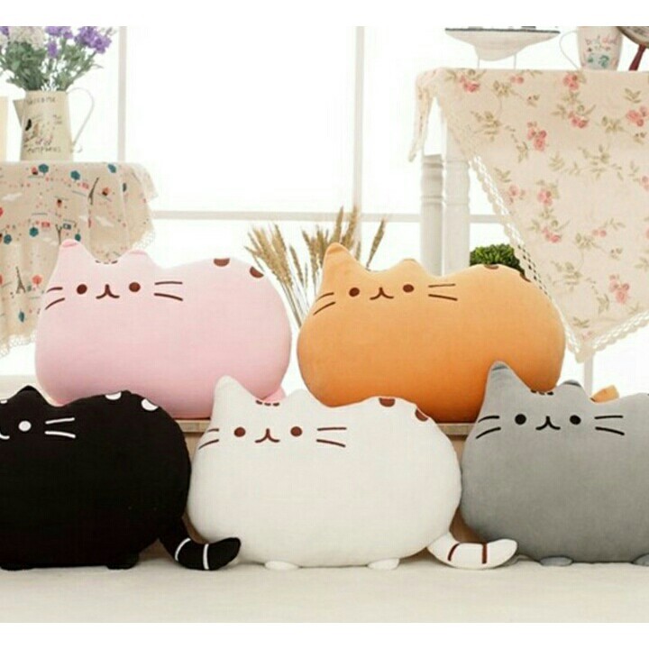 Pushen Cat Pillow Doll size 30cm/ Pusheen Cat Doll | Shopee Philippines