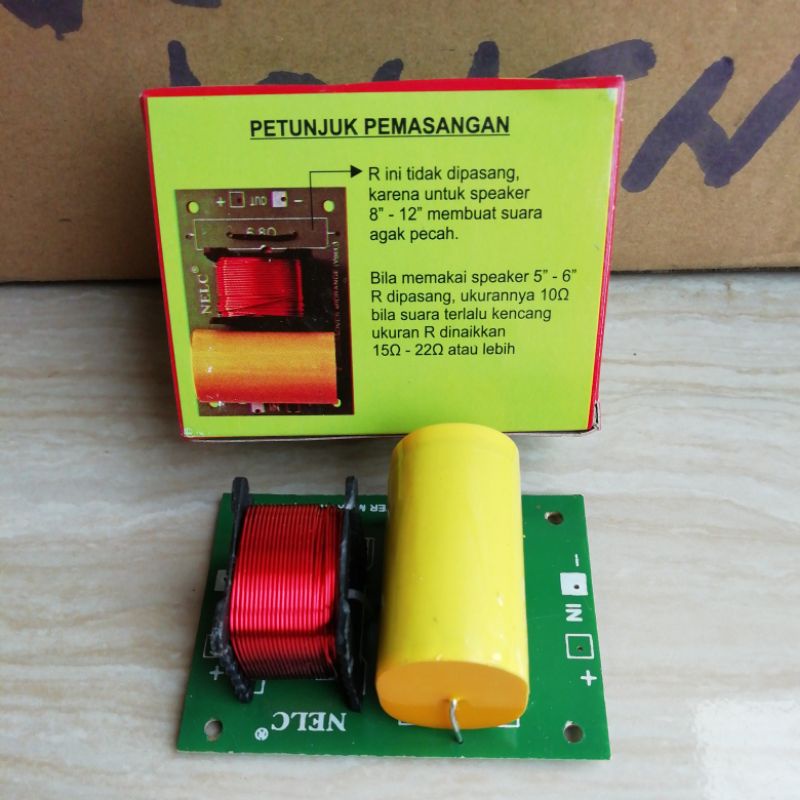 VOCAL PASSIVE KIT CROSSOVER 1WAY MIDLE BY NELC N-062 | Shopee Philippines