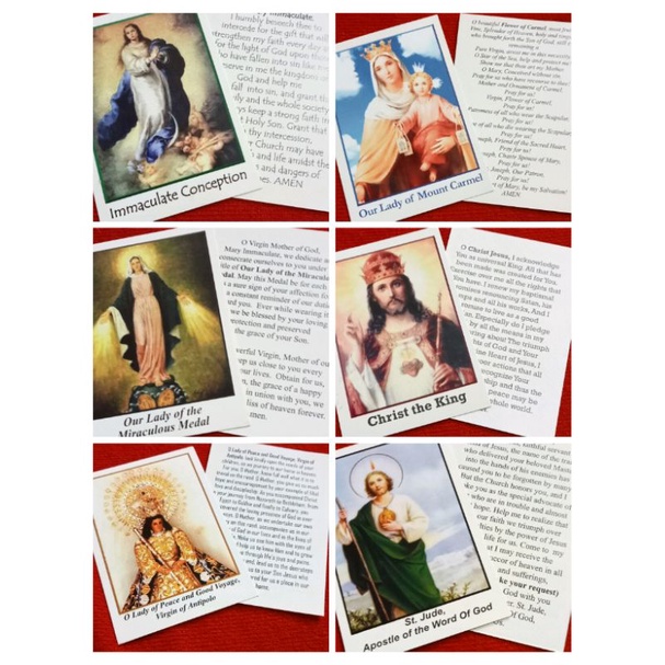 Holy Card Stampita for protection during travel(20 pcs.per pack) 5.00 ...