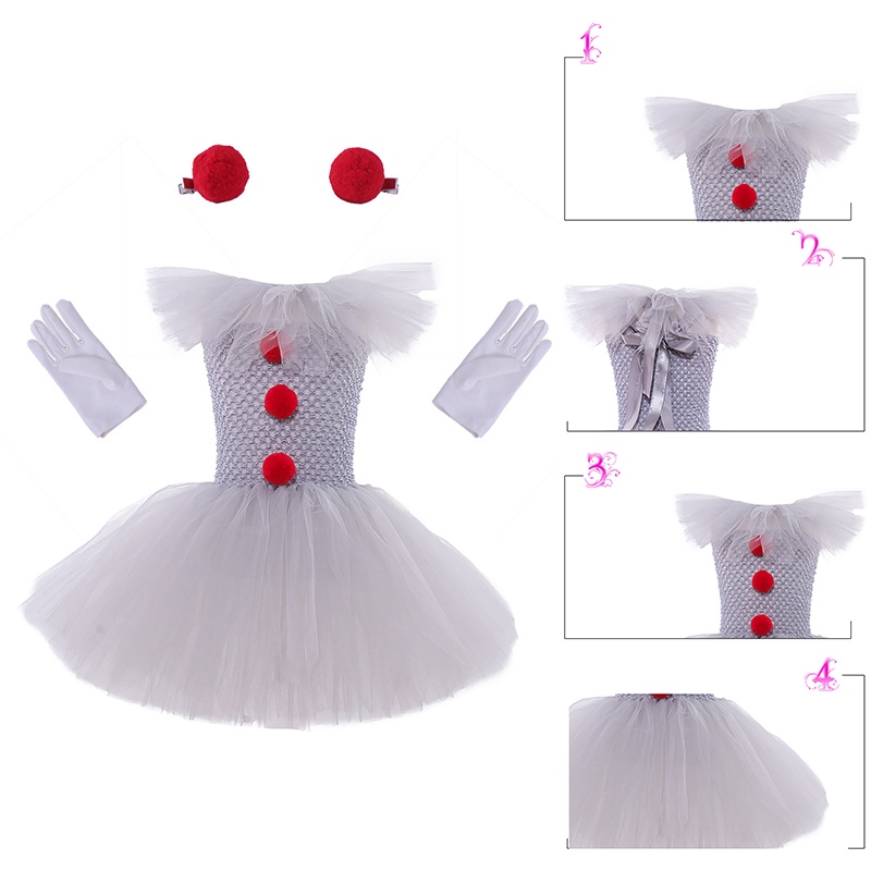 Princess Polyester Fiber Dress Set For Gift Halloween Costume | Shopee ...