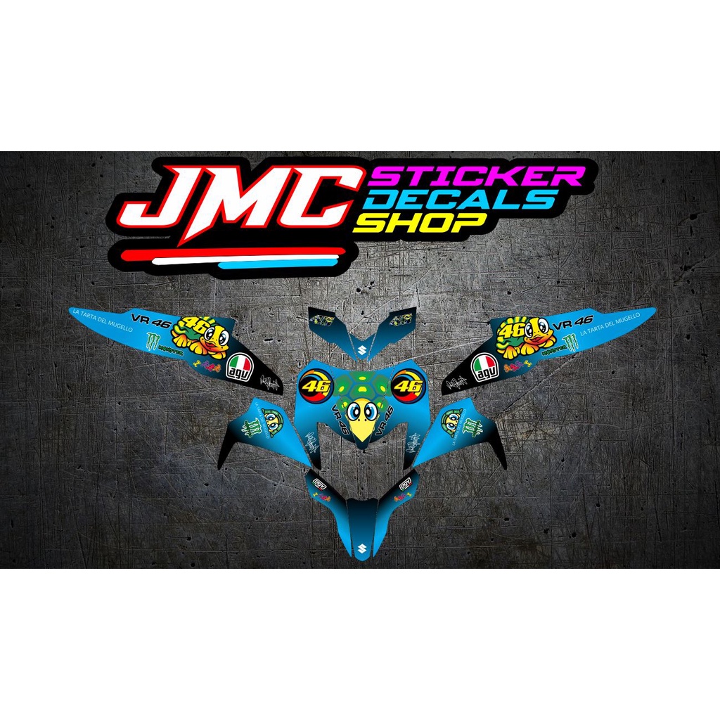 SKYDRIVE SPORT FULL DECALS QUALITY LAMINATED STICKER | Shopee Philippines