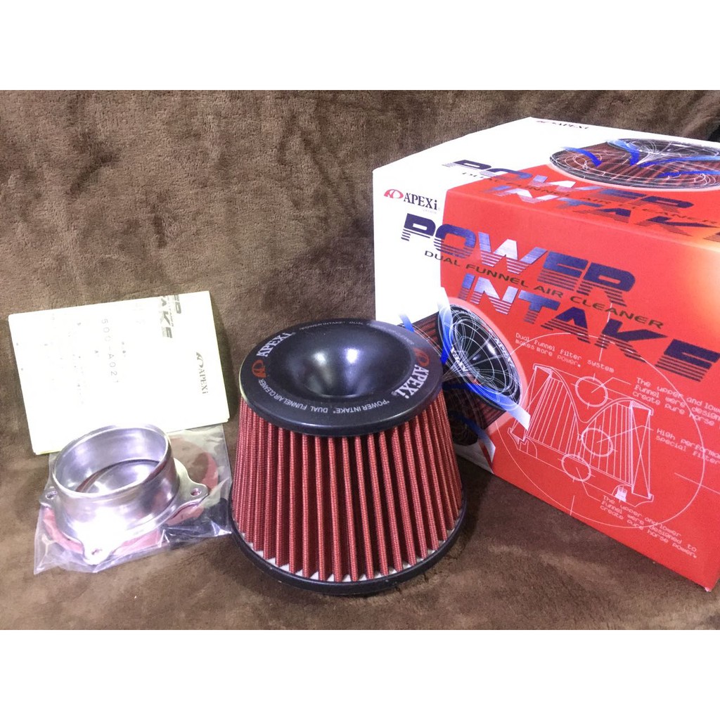APEXi Power Intake Air Filter with 3" Adaptor (Universal) | Shopee ...