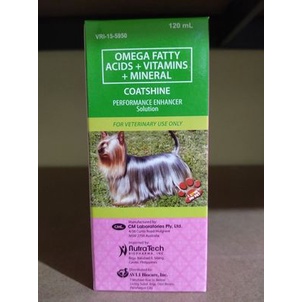 Coatshine Syrup 120ml (Coat and Skin Vitamins) for Dogs and Cats ...