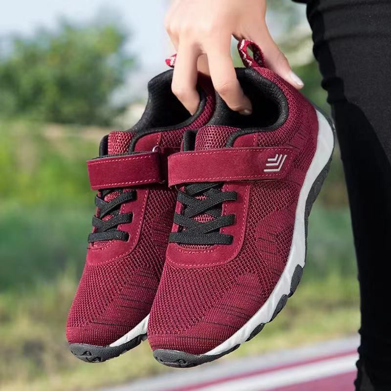 [JSJK] KOREAN WOMEN Mesh Breathable Casual strap-slip on running shoes ...