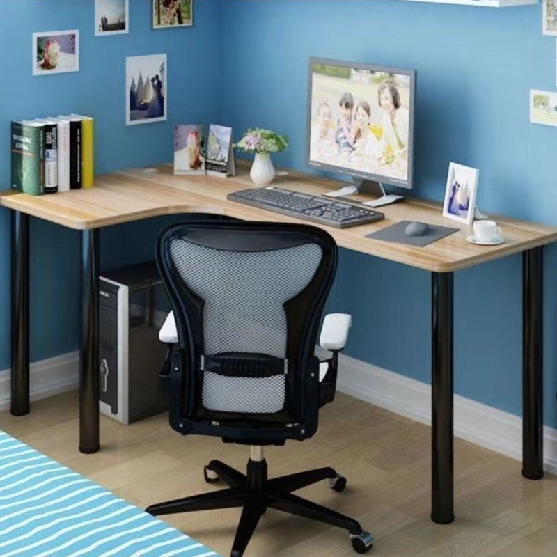Corner Computer Table Corner Office Desk L-shaped Study Table Household Student Writing Desk ...