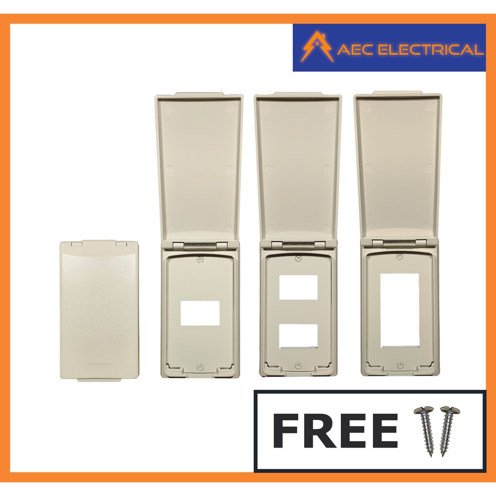 Panasonic Wide Series Weatherproof Cover 1 Gang/2 Gang/3 Gang v3 ...