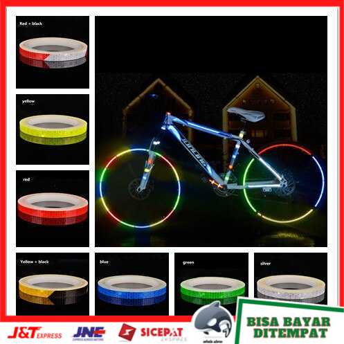 Reflective Tape Adhesive Sticker Mtb Bike 800x1cm - Mt800 Surabaya ...