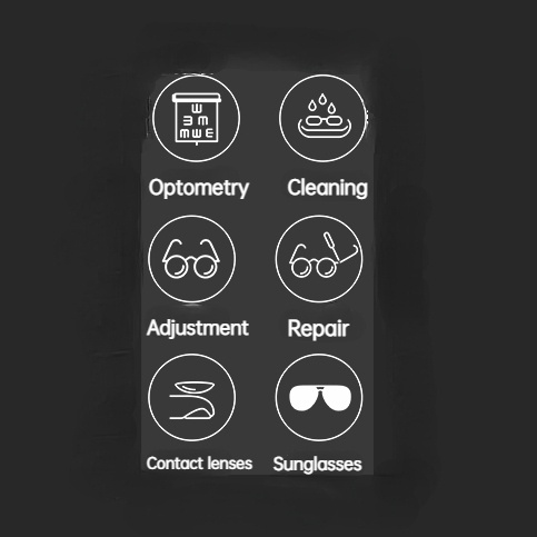 Optical Shop Lenses Glass Door Window Vinyl Wall Stickers for Optometry ...