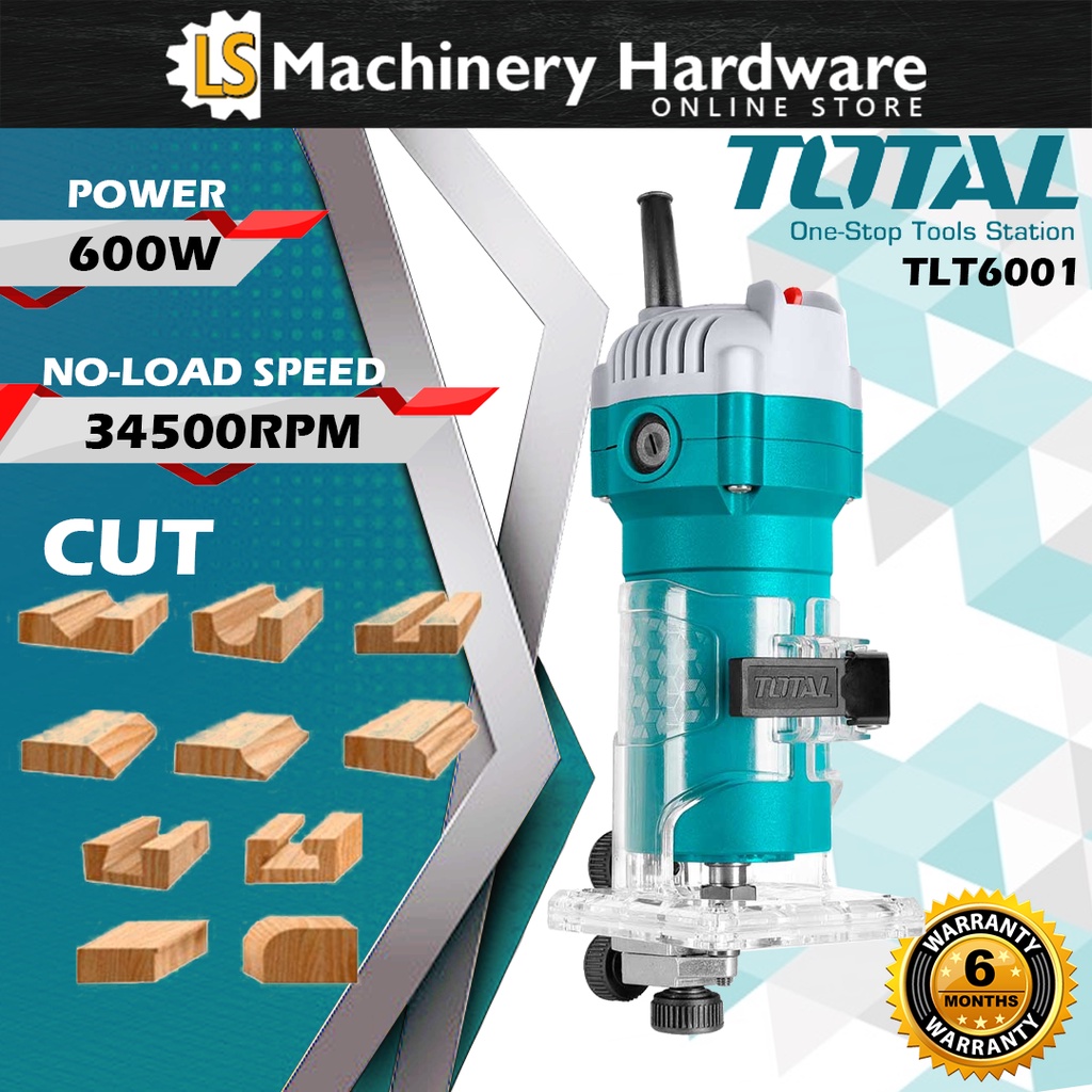 TOTAL Laminate Trimmer 600W TLT6001 - 6 Months Warranty | Shopee ...