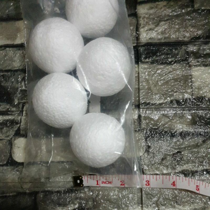 Styro Ball in Pack of 5 (1 1/2, 2, 2 1/2) | Shopee Philippines