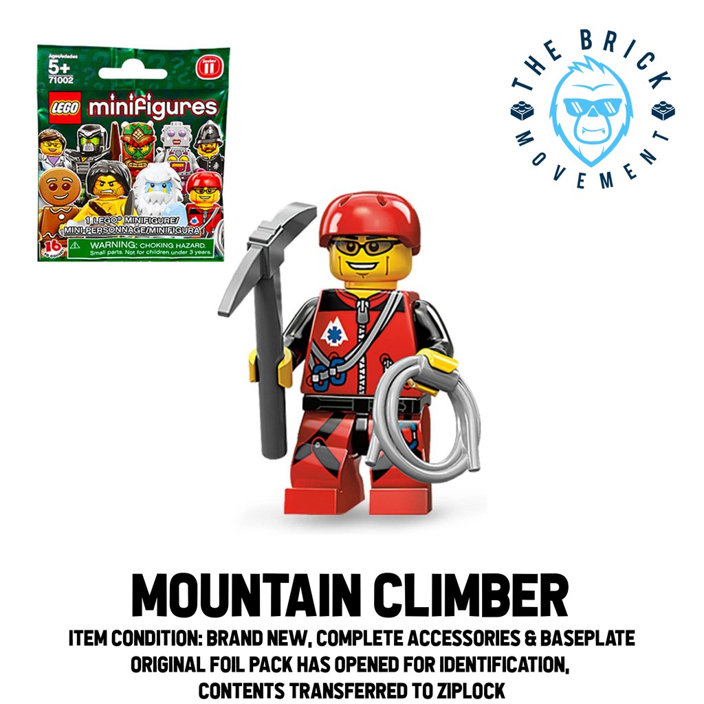 LEGO® Collectible Minifigure Series 11: Mountain Climber Minifigure ...