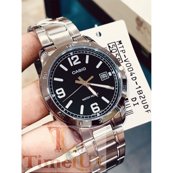 Casio Mtp V004d 1b2 Mens Silver Shopee Philippines