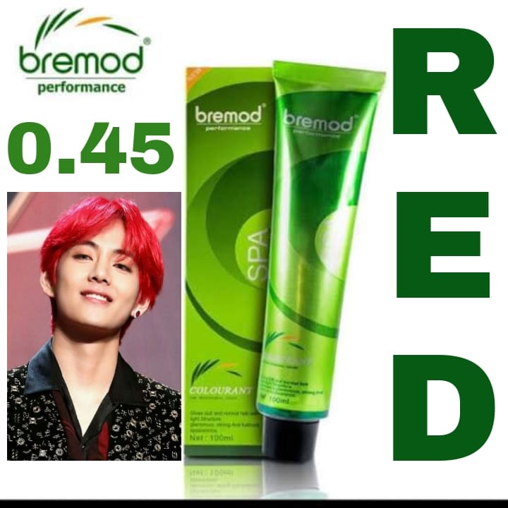 Bremod Performance SPA Hair Color ( RED 0.45) 100 ML | Shopee Philippines