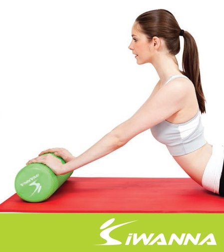 Iwanna Korea Diet Yoga Pilates foam roller 45cm aerobics / Home Gym ...
