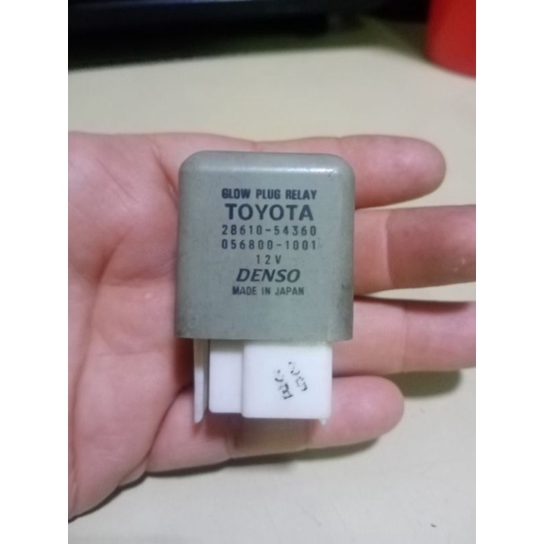 Toyota RELAY TOYOYA GLOW PLUG 28610-54360 12v 4 Legs Second Hand From ...