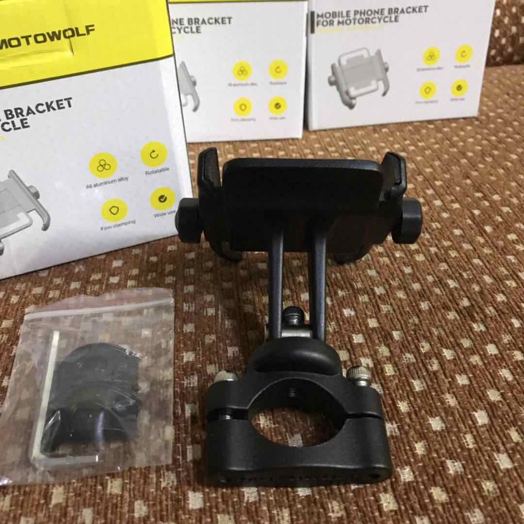 MOTOWOLF CP HOLDER ORIGINAL CLAMP TYPE HANDLEBAR SUPER LEGIT | Shopee ...