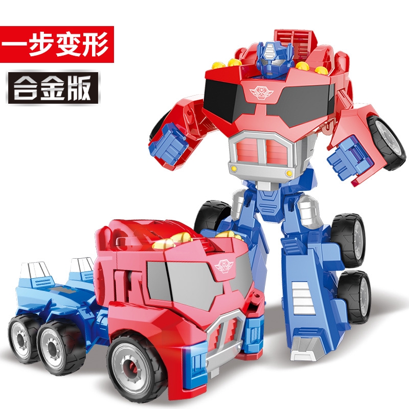 Alloy Rescue Team Transformers 5 Car Robot Model Transformer Boys ...