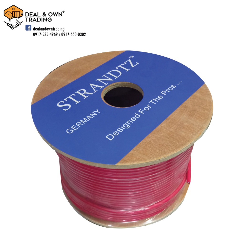 Strandtz Elite Red Mic Cable 6.7MM (100 Meters per Roll) | Shopee ...