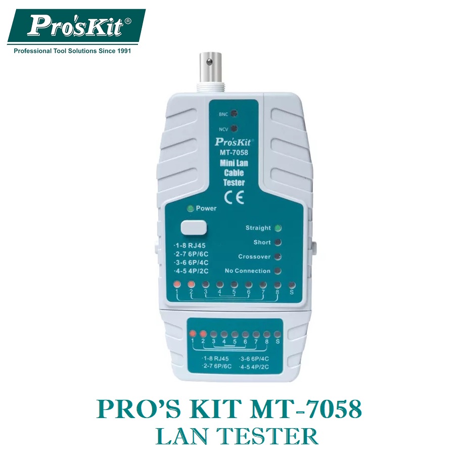 Pro's Kit MT7058 Lan Tester Proskit MT-7058 MT 7058 | Shopee Philippines