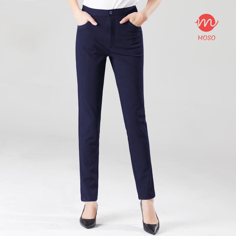 MOSO Classic Plain Design Women's Office Slacks DE382 | Shopee Philippines
