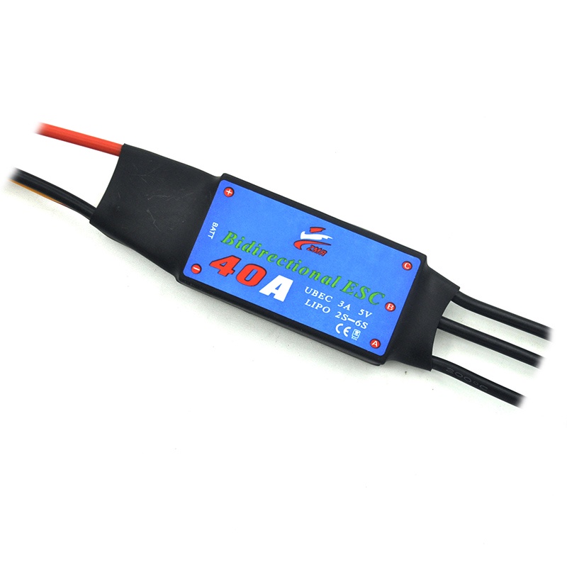 12A/20A/30A/40A/50A/60A/80A Bidirectional Brushless ESC for Remote Control Car Pneumatic ...