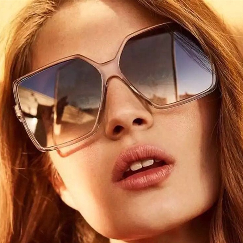 [ZOMI] UV400 Oversized Luxury Square Shades Sunglasses For Women ...