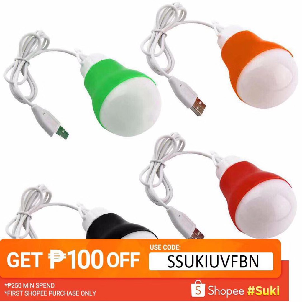 Portable LED Bulb 5V 5W Mobile USB Lamp Ligh | Shopee Philippines
