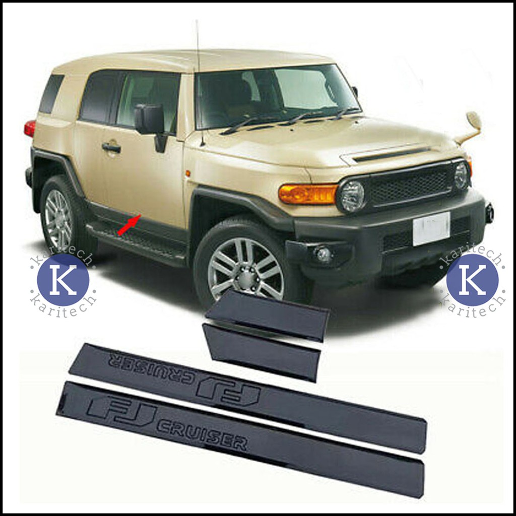 Side Moulding Body Cladding For Toyota Fj Cruiser Black Shopee Philippines