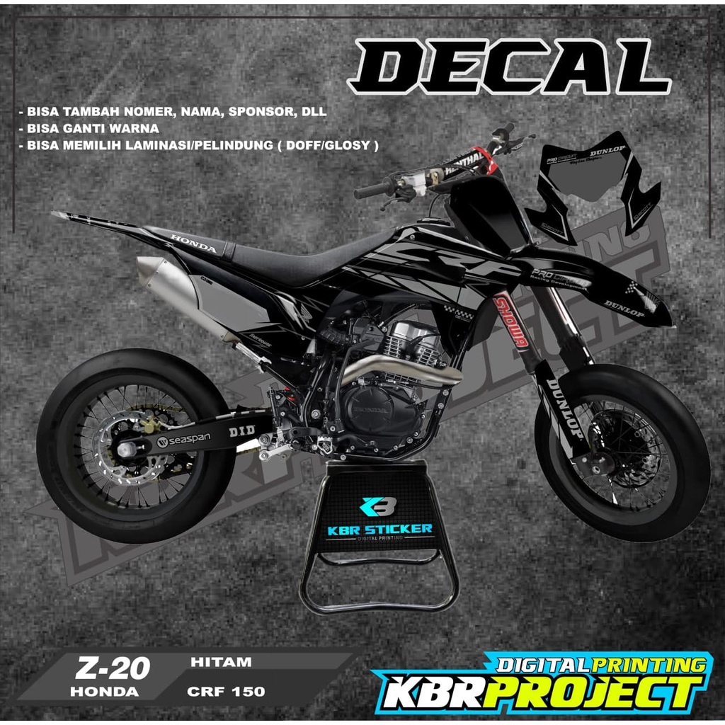 Crf striping sticker CRF 150 HONDA Motorcycle sticker Variation Racing ...