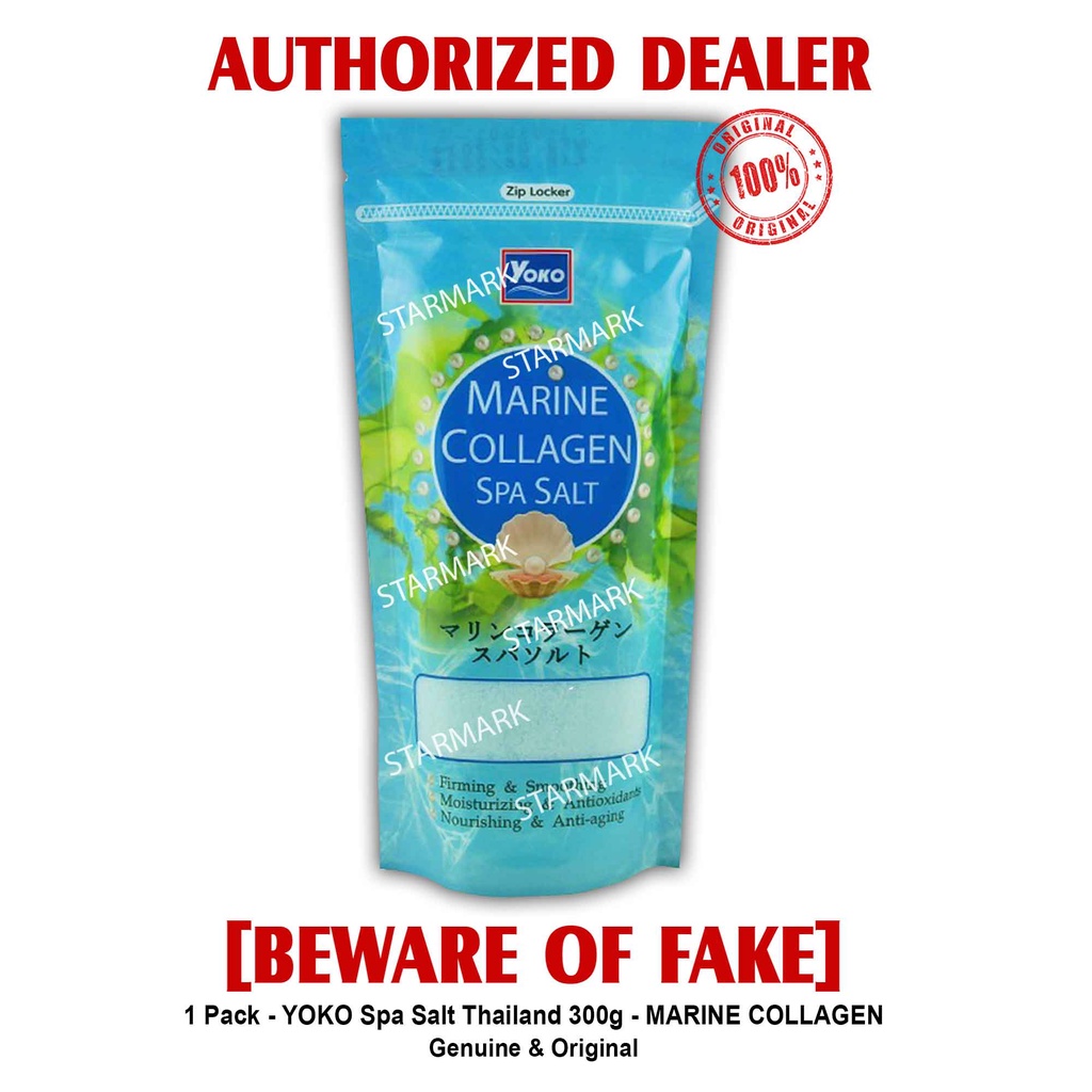 Spa Salt Salts 300g Yoko MARINE COLLAGEN Authentic - 1 Pack | Shopee ...