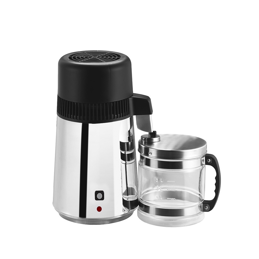 220V 304 Stainless Steel Water Distiller Distilling Pure Water Purifier ...