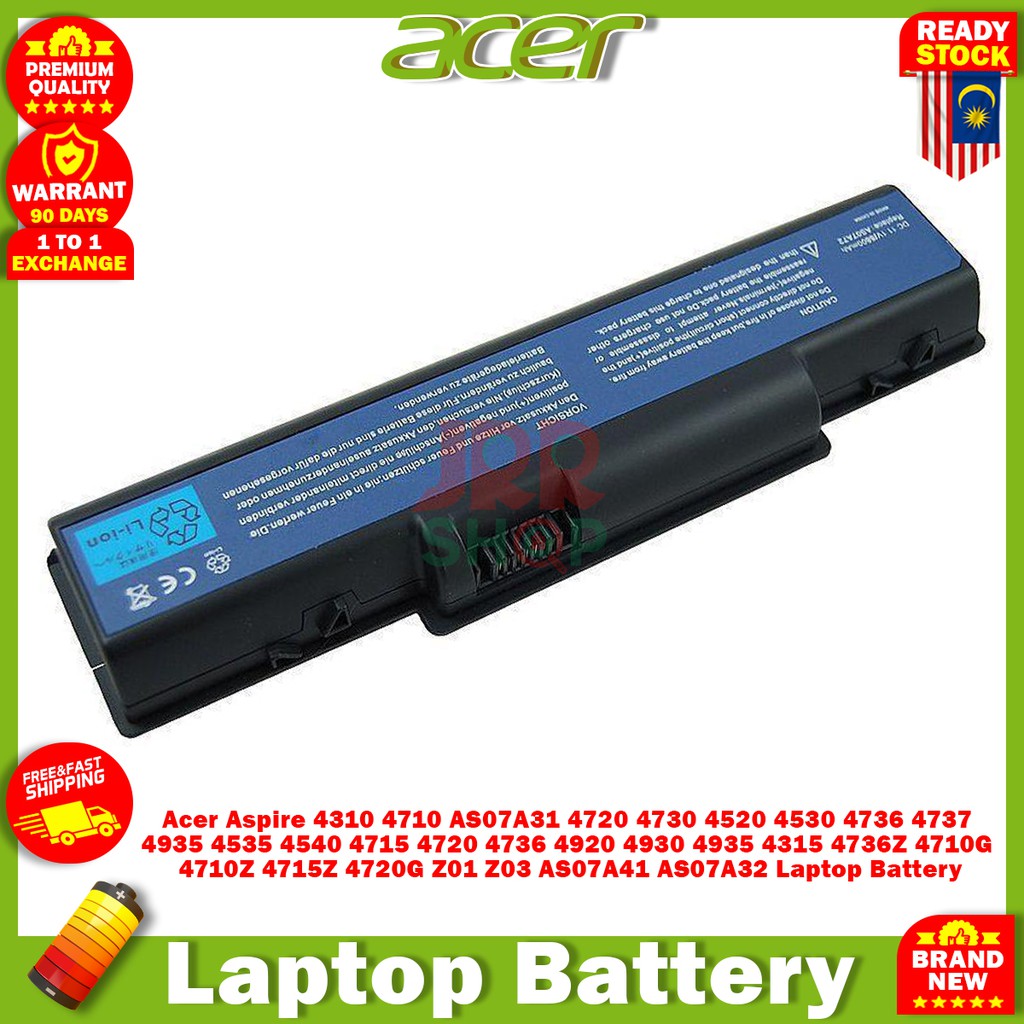 Acer Aspire 4310 4710 AS07A31 4720 4730 4520 4530 4736 4737 4935 4535 ...